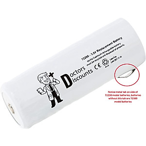 Doctors Discounts Replacement for Welch Allyn 72200 3.5V Rechargeable Battery