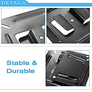 RV TV Mount Monitor Wall Mount Camper 14-24 Inch LED LCD Low Profile Flat Curved Screen TV or Computer, Small Fixed Monitor Bracket with Screw