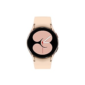 SAMSUNG Galaxy Watch 4 40mm Smartwatch with ECG Monitor Tracker for Health, Fitness, Running, Sleep Cycles, GPS Fall Detection, LTE, US Version, Pink Gold