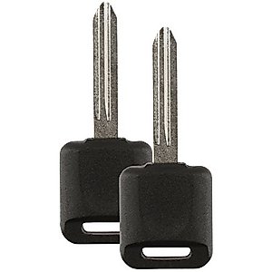 Discount Keyless Replacement Transponder Uncut Ignition Car Key For Nissan Altima Rogue Maxima Murano Frontier Sentra Pathfinder Titan Infiniti 46 Chip (2 Pack)