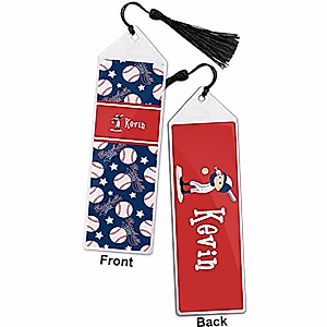 Baseball Book Mark w/Tassel (Personalized)
