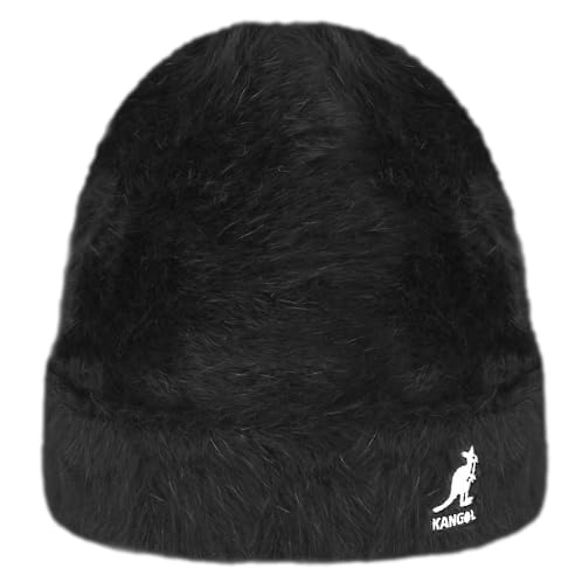 Kangol Furgora Cuff Beanie for Women and Men, One Size Fits All, Black
