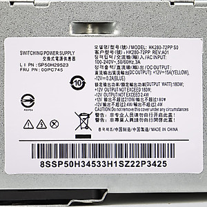 LXun Upgraded180W TFX Power Supply HK280-72PP Compatible with Lenovo M410 M415 S500 M510 S510 M510S M610 B415 Replaces PA-2181-2 FSP180-20TGBAB 54Y8971 00PC745 PSU Power Supply