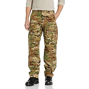 Vertx Recon Mens Combat Pants with Cargo Pockets, Overt Tactical Gear Uniform Clothing for Men, Multi-Cam, 38x 30