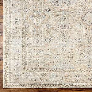 Livabliss x Becki Owens Marlene Vintage Medallion Area Rug, 7'10" x 10', Cream