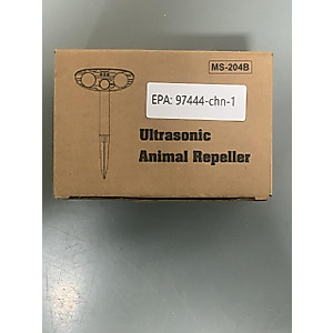 Jahy2Tech Ultrasonic Animal Repeller Outdoor Solar Animal Repeller Deer Repellent Devices Sonic Cat Deterrent Waterproof Motion Activated Squirrel Rabbit Repellent Raccoon Repellent for Yard (2)