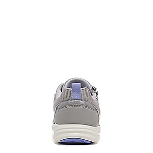 Vionic Women's Agile Cassis Walking Sneaker- Supportive Active Sneaker That Includes an Orthotic Insole and Cushioned Outsole for Arch Support, Light Grey 8 Medium