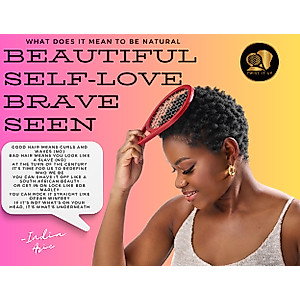 Twist Up Comb (Bond Black) - Alternative for Hair Sponges, Creates Curls and Twists for Black Men, Tennis Racket Design