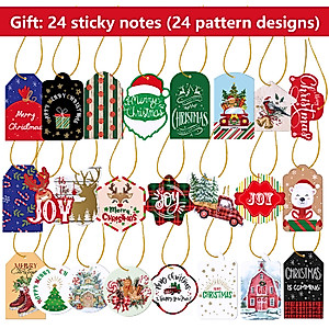 WLUSEAXI 12 Pack Large Christmas Gift Bags with 24 Christmas Gift Tags,Reusable Christmas Tote Bags with Handles,12.6"x9.8"x6.7" Christmas Bags for Gifts Wrapping for Xmas Holiday Party Favor