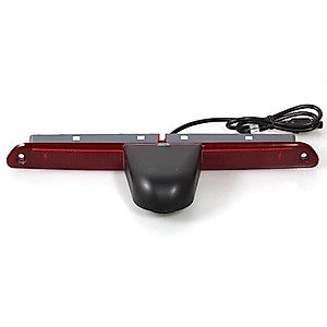 EWAY 3rd Third Brake Light Backup Camera for Mercedes Benz Sprinter Volkswagen VW Crafter Vans 2007-2019 Roof Mount Reversing Camera for Top Rear Brake Light 8 IR Light Night Vision Rearview Camera