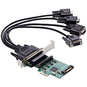 Delock PCI Express Card to 4 x Serial RS-232 with Power Supply