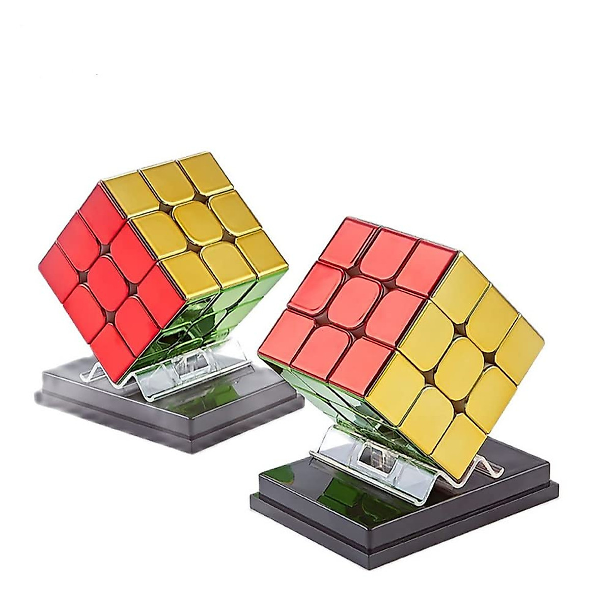 BroMoCube Cyclone Boys Mirror Reflective 3x3 Speed Cube Sticerless 3x3x3 Shiny Cube Puzzles Gift for Kids Adults