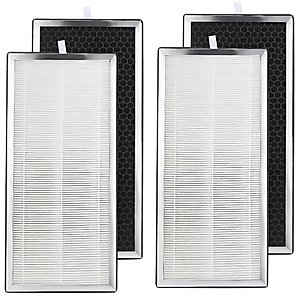 4 Pack MA-40 True HEPA Replacement Filter…