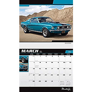 Mustang 2021 Calendar: Foil Stamped Cover