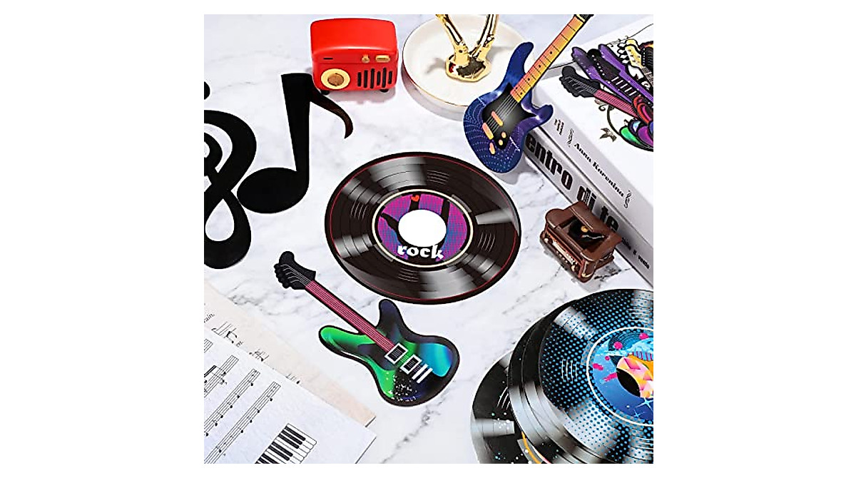 Music Party Decorations Set | 40-Piece Sound & Rock Decor