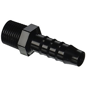 Lifegard Aquatics ARP175002 Male Pipe Thread X Barb Adapter for Aquarium Filter, 1/2-Inch