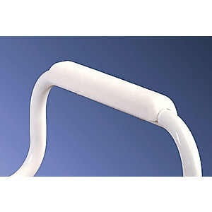 Moen Glacier White Home Care Bathroom Safety Toilet Grab Bar, Toilet Rails for Seniors, DN7015