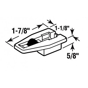 FR Rite-Trak II Drawer Stop w/Roller