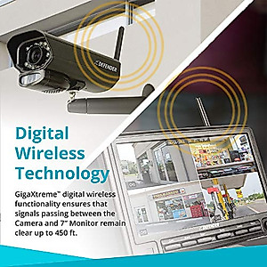 Defender PhoenixM2 Security System - Indoor and Outdoor Wireless Security System Camera with LCD Screen - Business and Home Security System - Plug and Play, No WiFi Connection Required (2 Cameras)