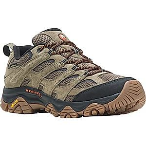 Merrell Moab 3 Waterproof Hiking Shoe, Olive/Gum, 10.5