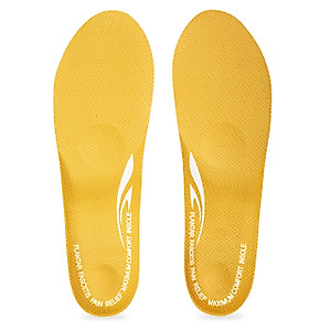 Plantar Fasciitis and Heel Spur Full Length Insole Inserts Arch Supports with Thick Gel