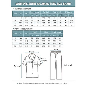 AW BRIDAL Silk Pajamas for Women Satin Pajama Set Button Up Bride Bridesmaid Pajamas Sleepwear Loungewear, Sage Green M