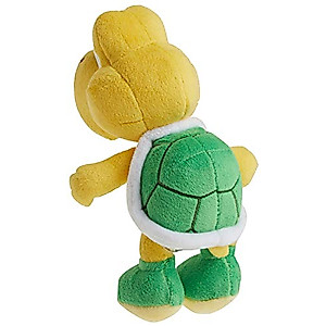 Little Buddy Super Mario All Star Collection 1425 Koopa Troopa Stuffed Plush, 7",Multi-Colored