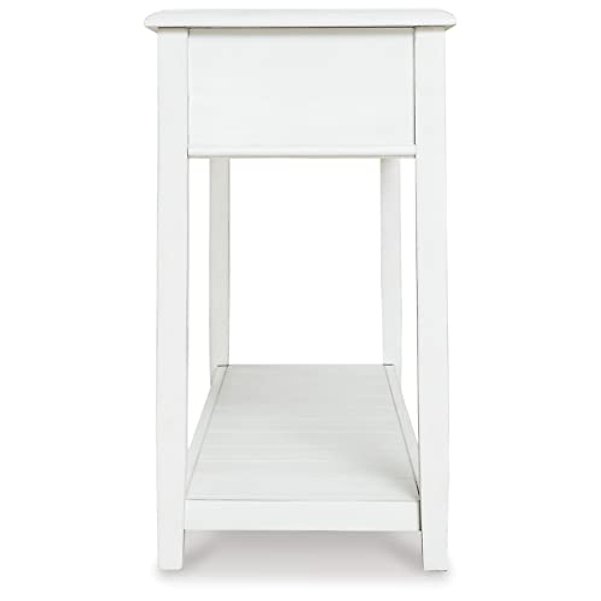 Signature Design by Ashley Kanwyn Farmhouse 3 Drawer Sofa Table, Whitewash