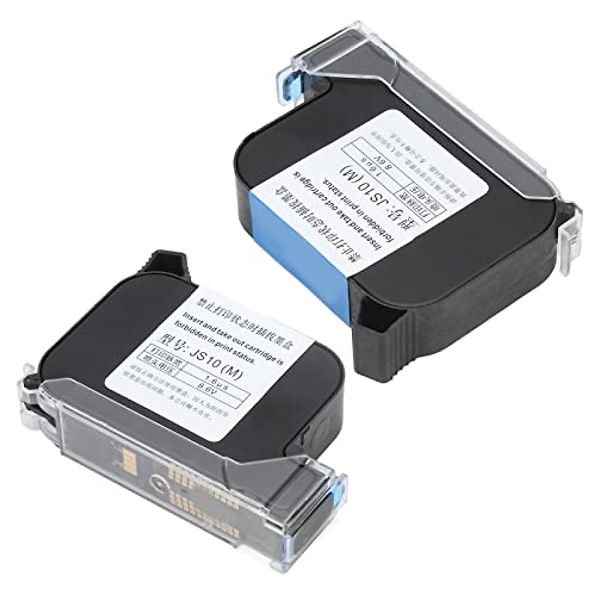 YOAS Inkjet Cartridge, Stable Viscosity Black Ink Cartridges Quick Drying JS10 (M) for Manual Printers
