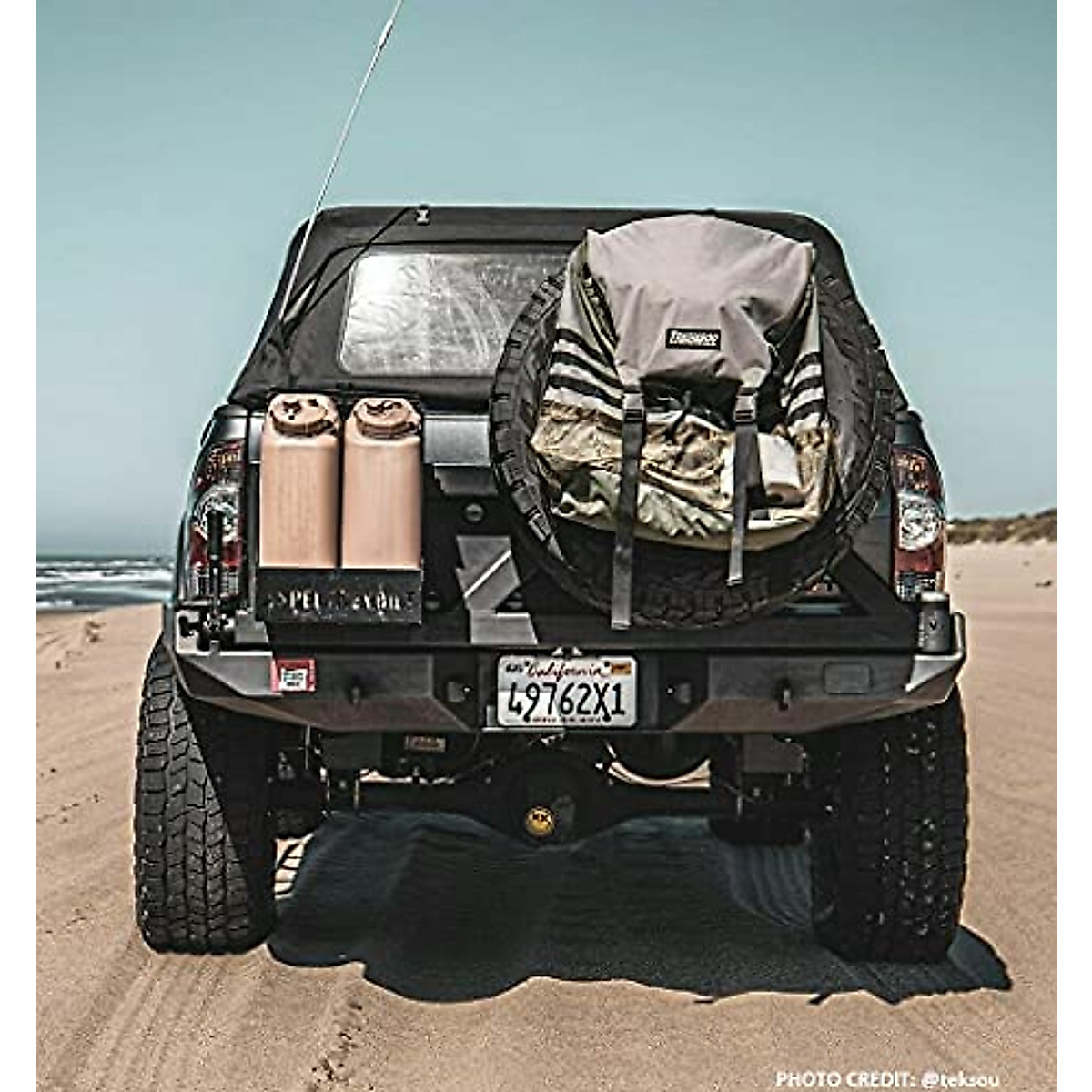 Scepter 5 Gallon 20 Liter BPA Free Lightweight Portable Water Storage Container for Camping and Emergency Storage, Plastic Sand