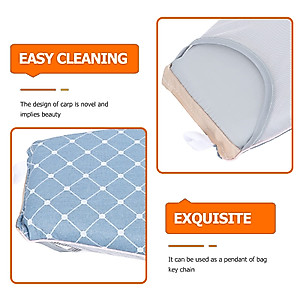 Zerodeko 2pcs Ironing Gloves Food Steamer Over The Door Ironing Board and Iron Holder Baking Gloves Mini Clothes Iron Garment Steaming Gloves Finger Button Sponge Household