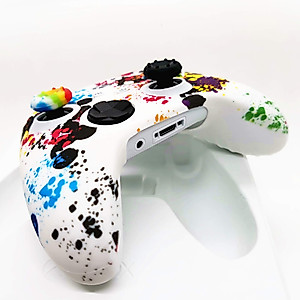 2pcs Silicone Skin Grip Cover for Xbox Series X/S Controller,Rubber Protector for Xbox Series X/S (6pcs Thumb Joystick Grips) (Series X/S-1)
