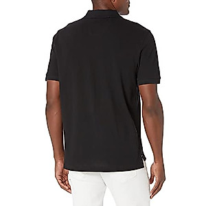 Nautica Men's Classic Fit Deck Polo, True Black, Large