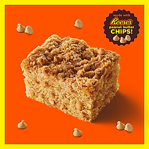 Betty Crocker REESE'S Peanut Butter Coffee Cake Mix with Brown Sugar Streusel Topping, 14.2 oz