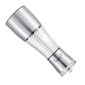 2 in 1 Stainless Steel Manual Dual Salt & Pepper Grinder Spices Mill Grinder Shaker with Adjustable Coarseness Kitchen Cooking Tools