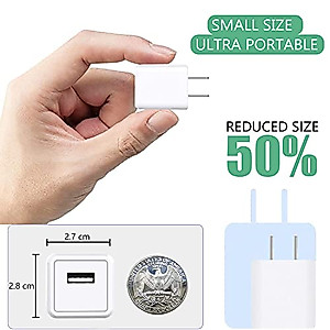 iPhone Charger, 3Pack iPhone Charging 【Apple MFi Certified】 iPhone Charger Block Cube iPhone Wall Charger Portable Travel Plug with 6FT iPhone Charger Cord Cable for iPhone 5/6/7/8/X/11/12/13/14/SE