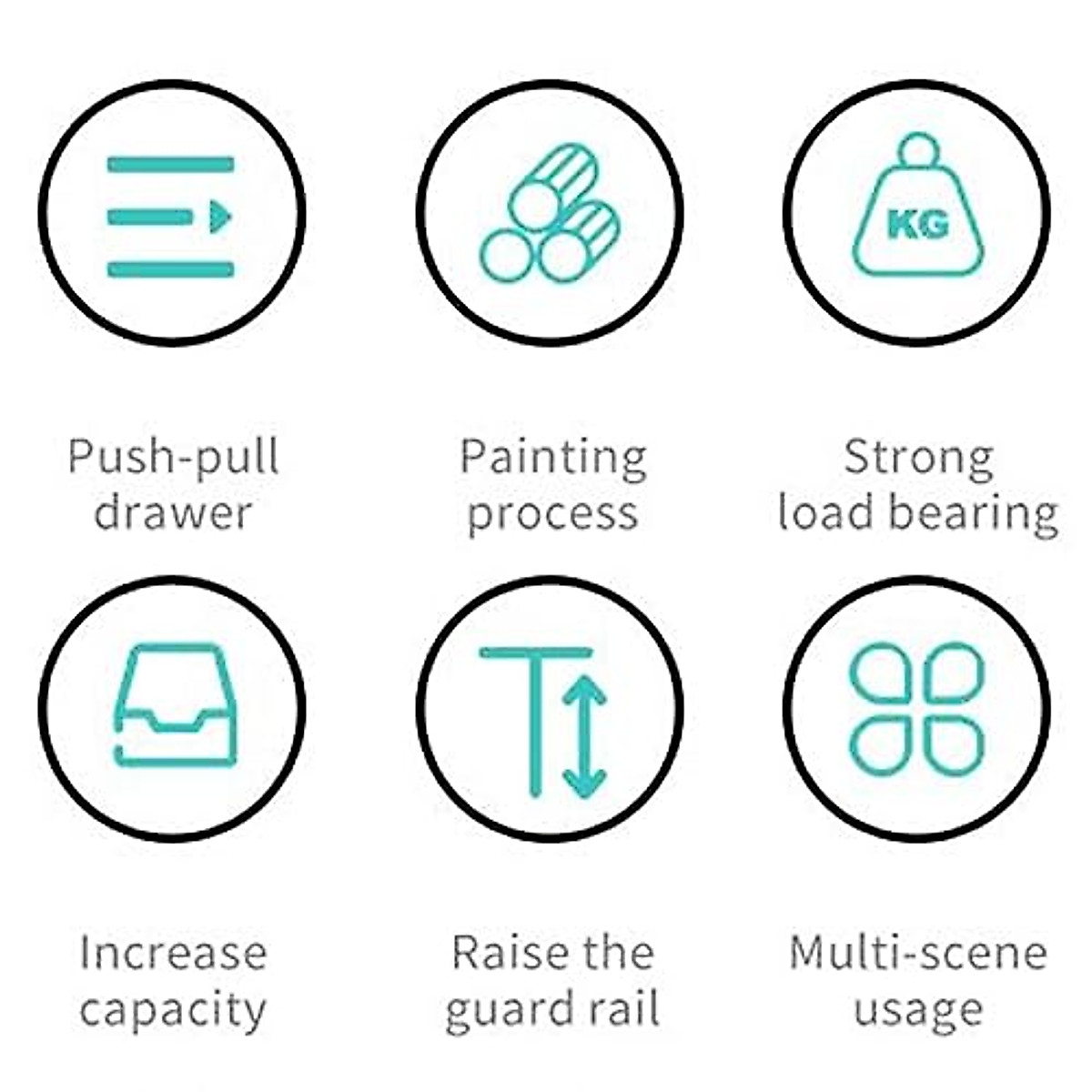 Tainrunse Sliding Cabinet Organizer Kitchen Shelf Maximize Storage with Durable 2-Tier Rust-Resistant Metal Construction for Easy Access Under Sink Narrow White