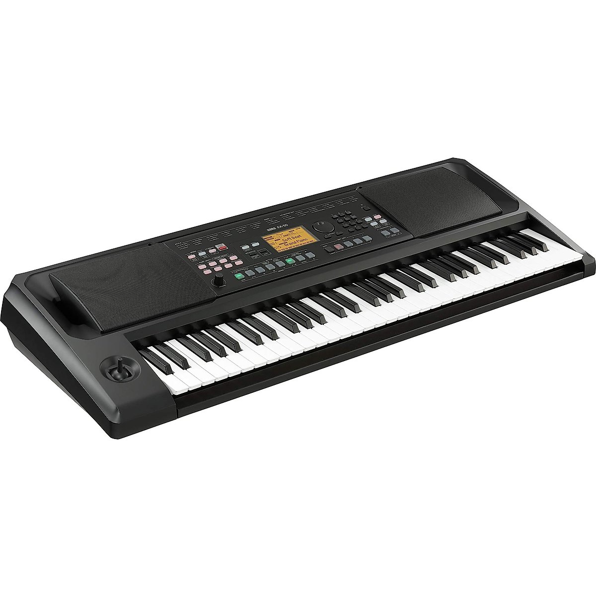 Korg EK-50 Entertainer Keyboard Bundle with Adjustable Stand, Bench, Sustain Pedal, Instructional Book, Austin Bazaar Instructional DVD, and Polishing Cloth