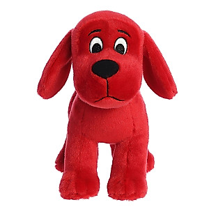 Aurora® Playful Clifford® Standing Clifford Stuffed Animal - Childhood Nostalgia - Lasting Companionship - Red 10 Inches