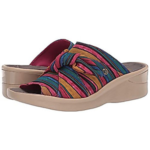 BZees womens Smile Slingbacks Sandal, Raspberry, 10 US