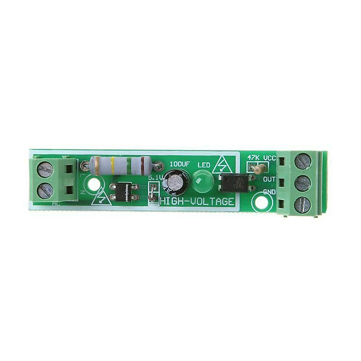 Gump's grocery 1-Bit AC 220V Optocoupler Isolation Module Voltage Detect Board Adaptive for PLC