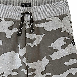 Lee Youth Boys' Sweat Shorts Athletic Casual Jogger Shorts & Pockets, Performance Activewear 3-Pack Age 10 to 12 Years Navy Camo