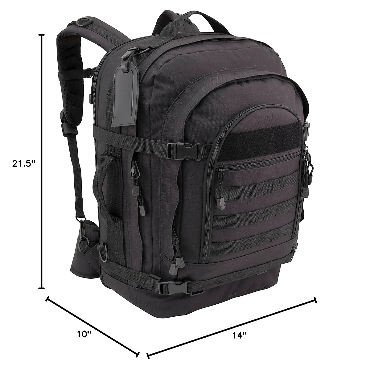 Mercury Luggage Blaze Bugout Bag Backpack, Black