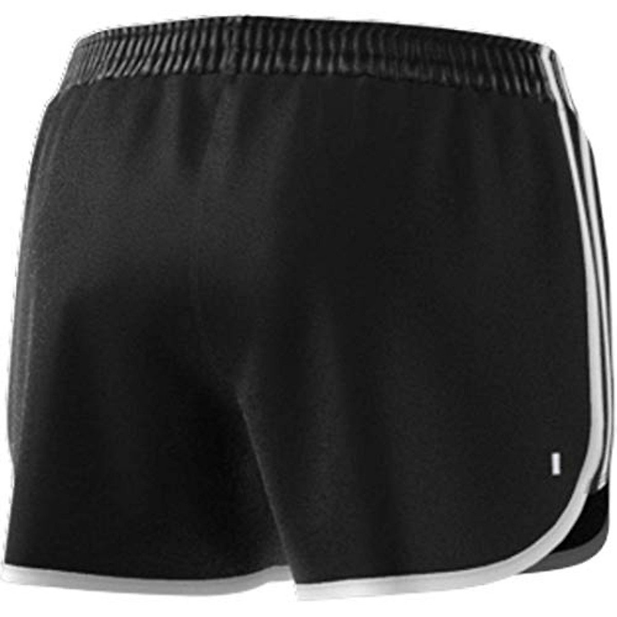 adidas Women's Marathon 20 Shorts, Black/White, Small