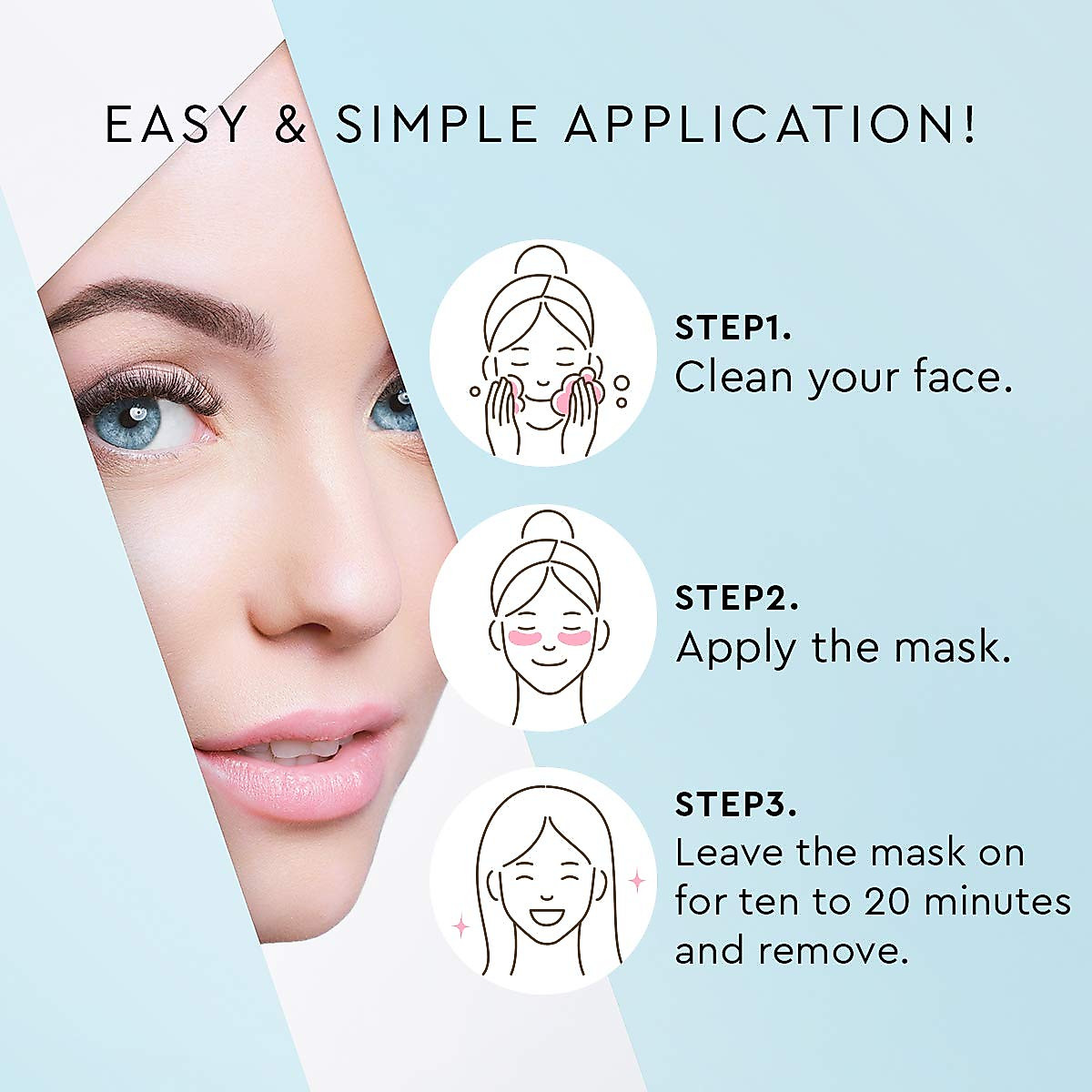 AZALLY Hydrogel Collagen Anti-Aging, Under Eye Patches, Under Eye Bags Treatment, Eye Mask for Puffy Eyes (60pcs)