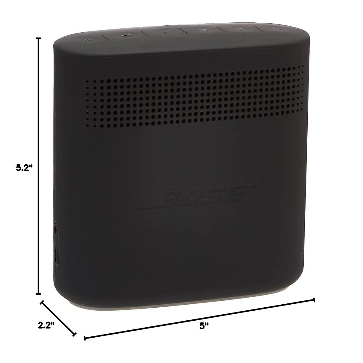Bose SoundLink Color II: Portable Bluetooth, Wireless Speaker with Microphone- Soft Black
