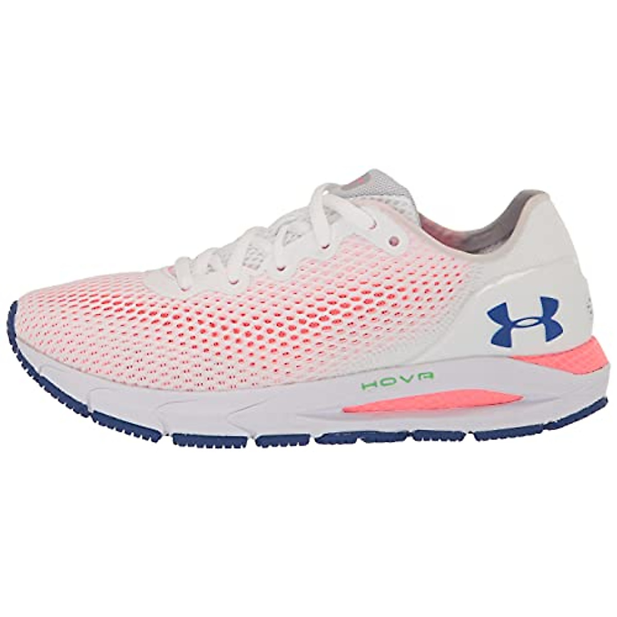 Under Armour Women's HOVR Sonic 4 Running Shoe, White (109)/Brilliance, 5.5