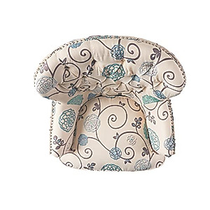 Christopher Knight Home Tafton Fabric Club Chair, White / Blue Floral