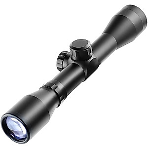 Beileshi 4x32 Compact Rifle Scope Crossbow Scope,Crosshair Optics Hunting Scope with 20mm Free Mounts