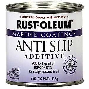 Rust-Oleum 207009 Marine Anti-Slip Additive 1/2-Pint, 4 Ounce (Pack of 1), Clear, 11 Fl Oz